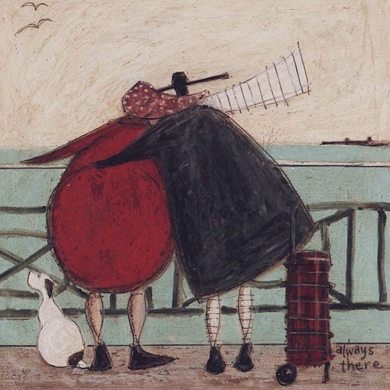 Artist Sam Toft tells how spotting a little dog in a park changed her life